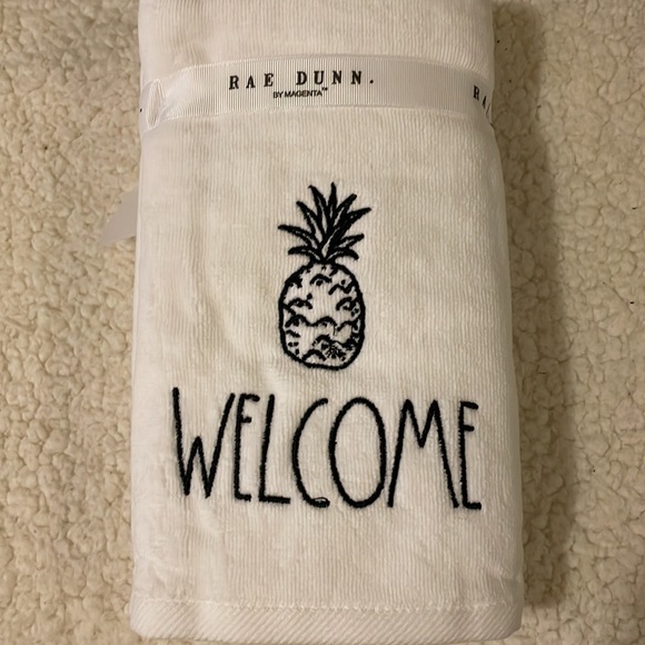 Rae Dunn | Bath | Rae Dunn Welcome Hand Towels Nwt | Poshmark